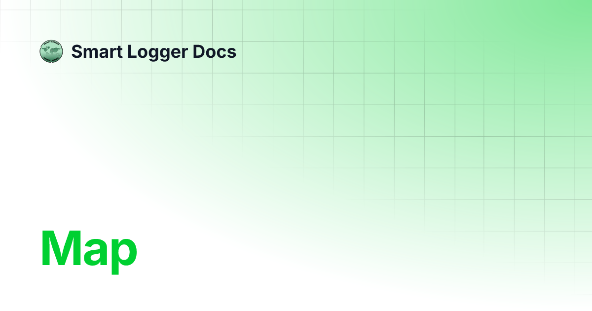 Map | Smart Logger Docs